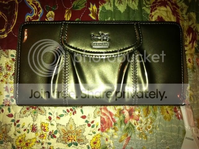 Madison Patent zip wallet in PEWTER~pics! :) | PurseForum